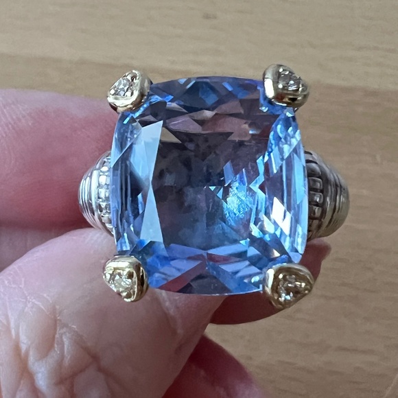 Judith Ripka | Jewelry | Judith Ripka Two Fontaine 8k Gold 925 Sterling ...